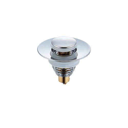 KSLLXMYF Copper Pop-Up Bounce Core Basin Drain Filter Hair Catcher Bath Stopper Shower Sink Strainer Plug Bathtub Kitchen Deodorant Tool(Style-2)