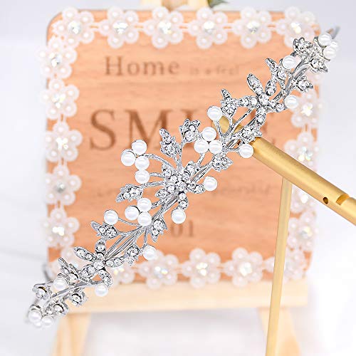 Rhinestone Crystal Tiaras and Crowns Headband For Women Birthday Pageant Wedding Prom Princess Crown (A-006)