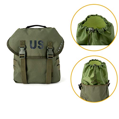 MT Multipurpose Military Alice Butt Pack, Molle Webbing Sling Bag for Daily Commuter Backpack Olive Drab
