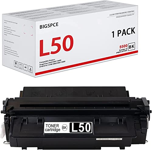 L50 Toner Cartridge: Replacement for Canon L50 Toner imageClass D660 D661 D680 D760 D761 D780 D860 D861 D880 Printer Toner, 1 Pack Black | L-50 (6812A001)