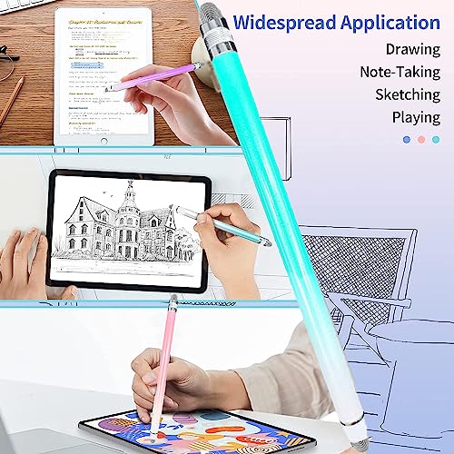 Stylus Pens for Touch Screens 5 Pack, 10 Replaceable Tips High Precision Capacitive Stylus Pen for iPad iPhone Android Tablets and All Universal Touch Screen Devices