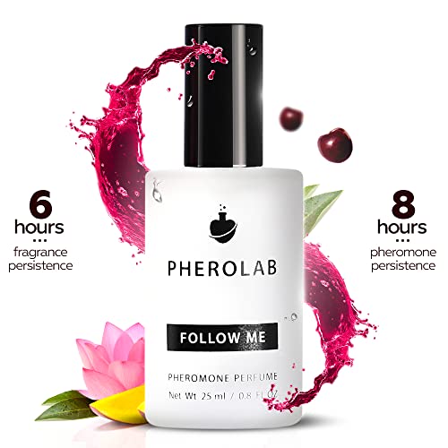PHEROLAB FollowMe Pheromone Cologne for Women [Oxytocin] Premium Pheromone Infused Oil Cologne - Women's Perfume to Attract Men