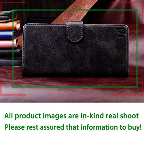 SUANPOT for Samsung Galaxy S10+ /S10 Plus 6.4 (Not Fit S10,S10e) Leather Wallet case for Men with RFID Blocking Credit Card Holder, Flip Folio Book Cell Phone Cover Shockproof case Pocket 2018 Black