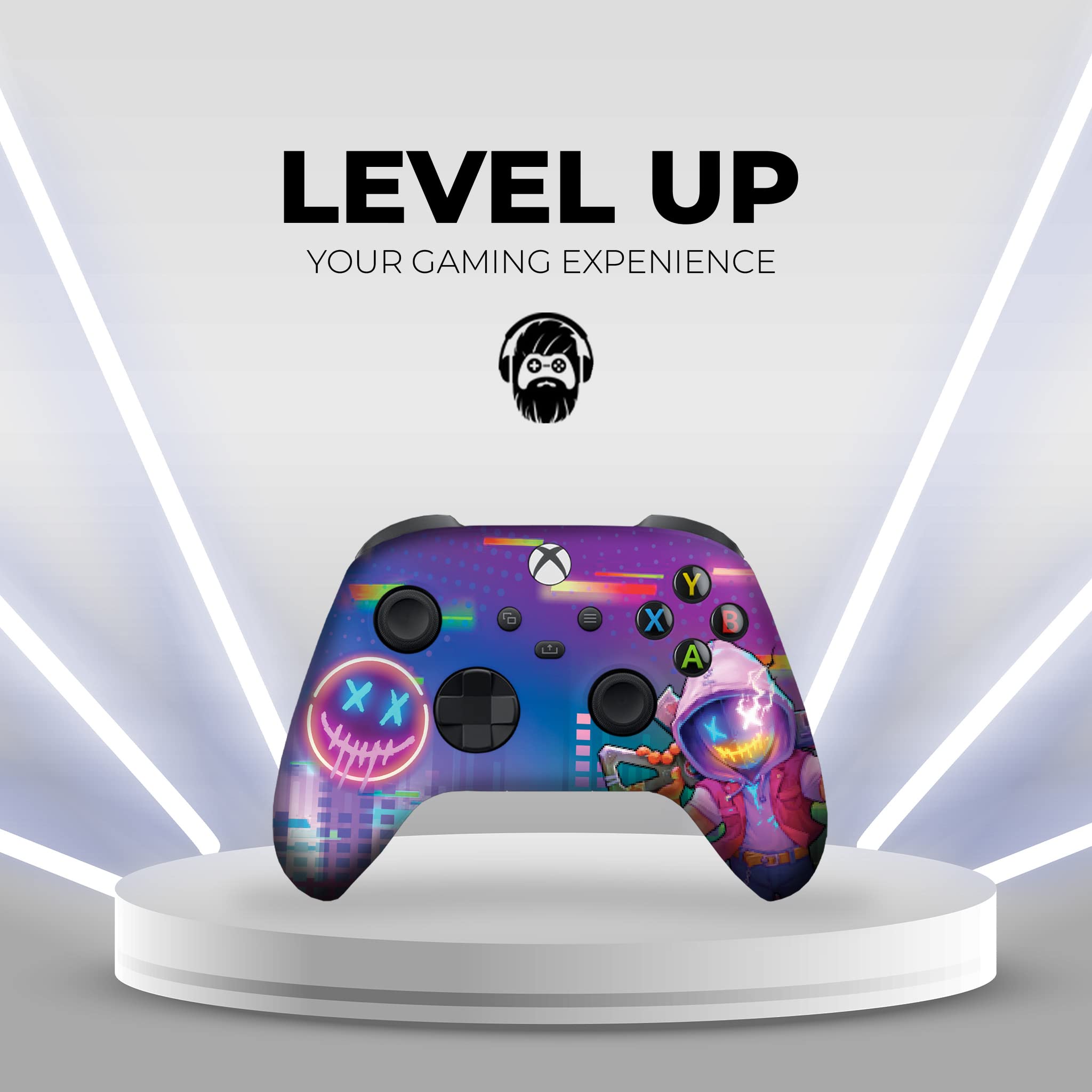DreamController Original X-box Wireless Controller Special Edition Customized Compatible with X-box One S/X-box Series X/S & Windows 10 Made with Advanced HydroDip Print Technology(Not Just a Skin)