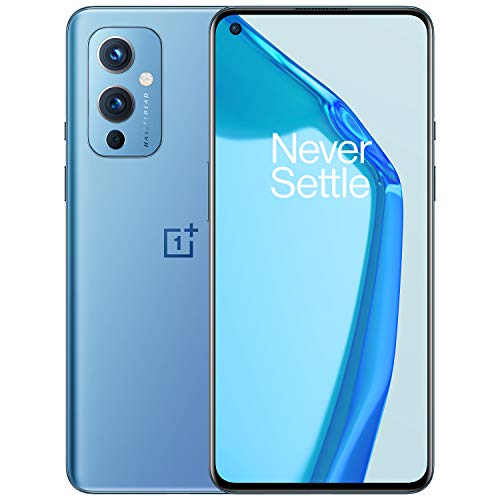 OnePlus 9 5G 256GB 12GB RAM LE2110 Factory Unlocked (GSM Only | No CDMA - not Compatible with Verizon/Sprint) China Version - Arctic Sky Blue