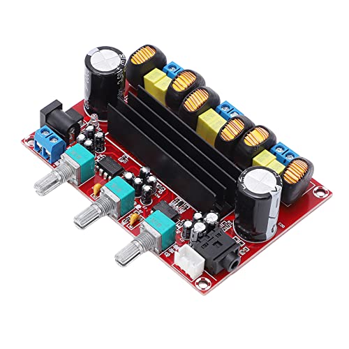 FECAMOS Amplifier Module, Heat Resistant Outstanding Sound PCB 12V-24V Power Amplifier Board for Audio Equipment