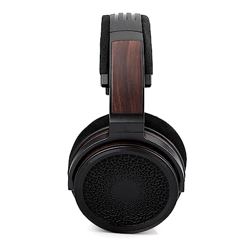 Linsoul HarmonicDyne Zeus Elite Wired Over-Ear Headphone, Flagship 50mm Suspension Diaphragm Open Back Headset, with 2 Custom IEM Cable for Audiophile Musician (Zeus Elite)