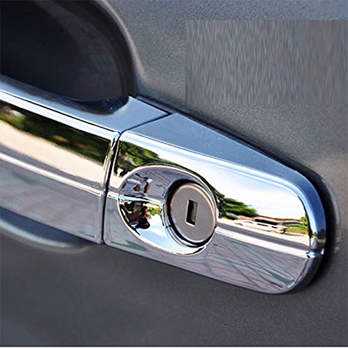 Eynpire 7006 Triple Chrome Plated ABS 4 Door Handle Cover for 12-16 Ford Focus / 13-17 Ford Escape