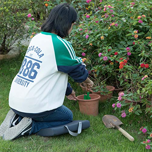 Gardenised QI003893 Memory Foam Kneeler for Gardening, Baby Bath, Knee Pad for Outdoor Work, Foldable and Extra Soft, Black