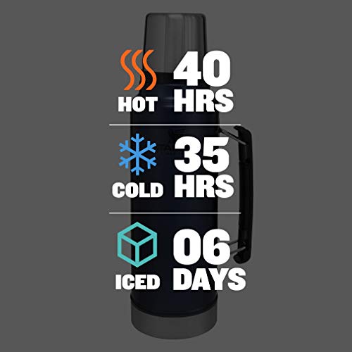 Stanley Classic Vacuum Insulated Wide Mouth Bottle, Nightfall - BPA-Free 18/8 Stainless Steel Thermos for Cold & Hot Beverages – Keeps Liquid Hot or Cold for Up to 24 Hours – Lifetime Warranty
