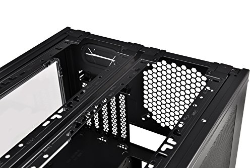 Thermaltake Core V21 SPCC Micro ATX, Mini ITX Cube Gaming Computer Case Chassis, Small Form Factor Builds, 200mm Front Fan Pre-installed, CA-1D5-00S1WN-00 Black