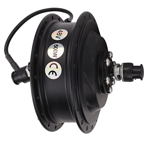 Drfeify Electric Bike Motor Kit, 48V 500W Front Hub Motor Electric Bike Conversion Kit(Fits 26 inch Rim Spokes)