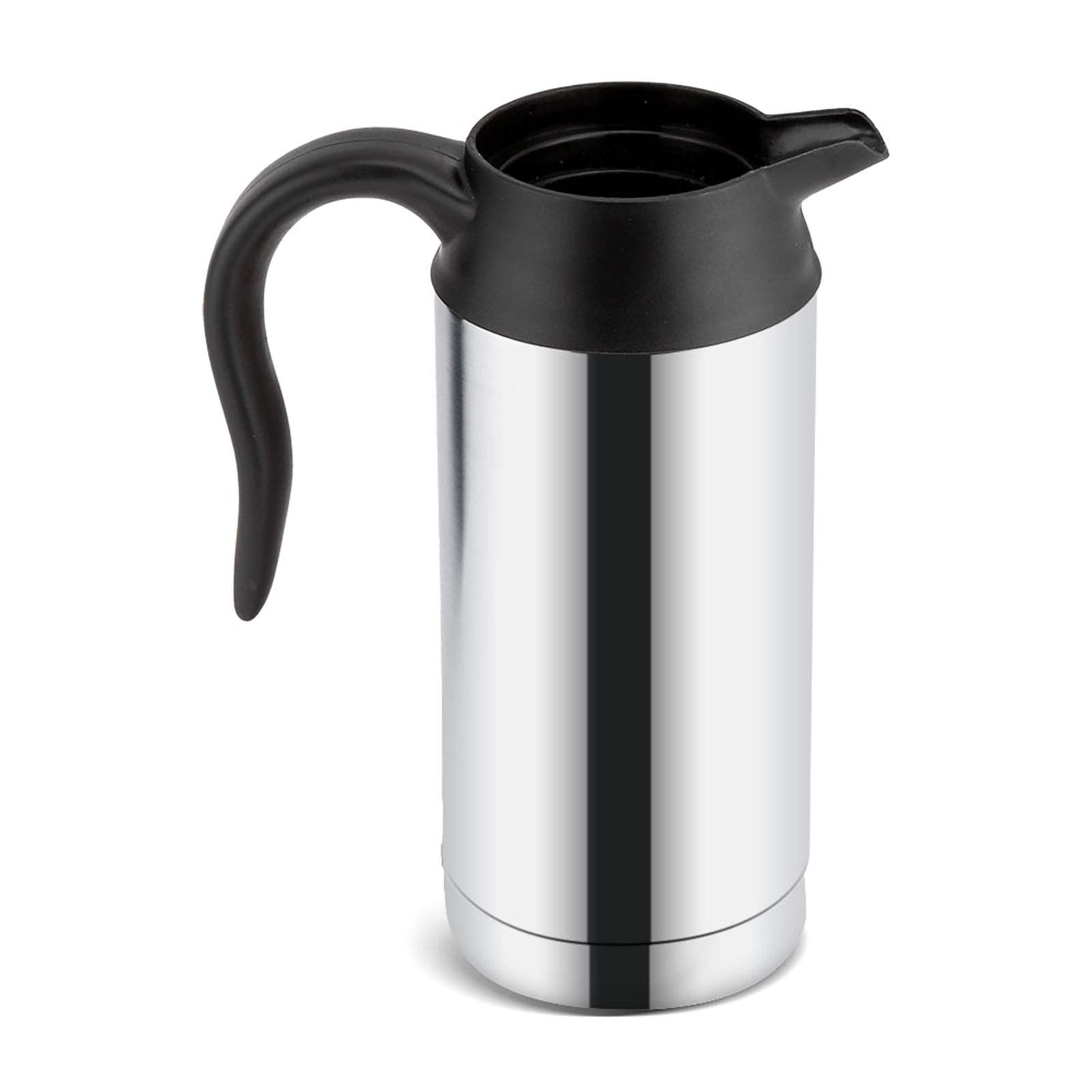 Gorgeri Portable Car Electric Kettle Travel Kettle 12V 750ml Car Hot Water Kettle Heating Cup Electric Kettle Boil Water Tea Coffee with Cigarette Lighter