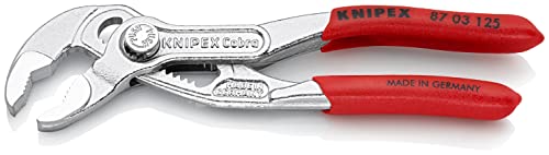 Knipex 87 03 125 Water Pump Pliers "Cobra" 4,92" chrome plated