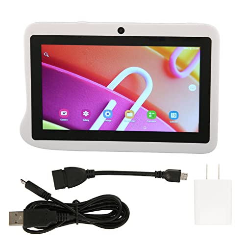 HD Tablet, 7 Inch LCD Kids Tablet 5000mAh Battery ABS Case US Plug 100β240V for Game (US Plug)