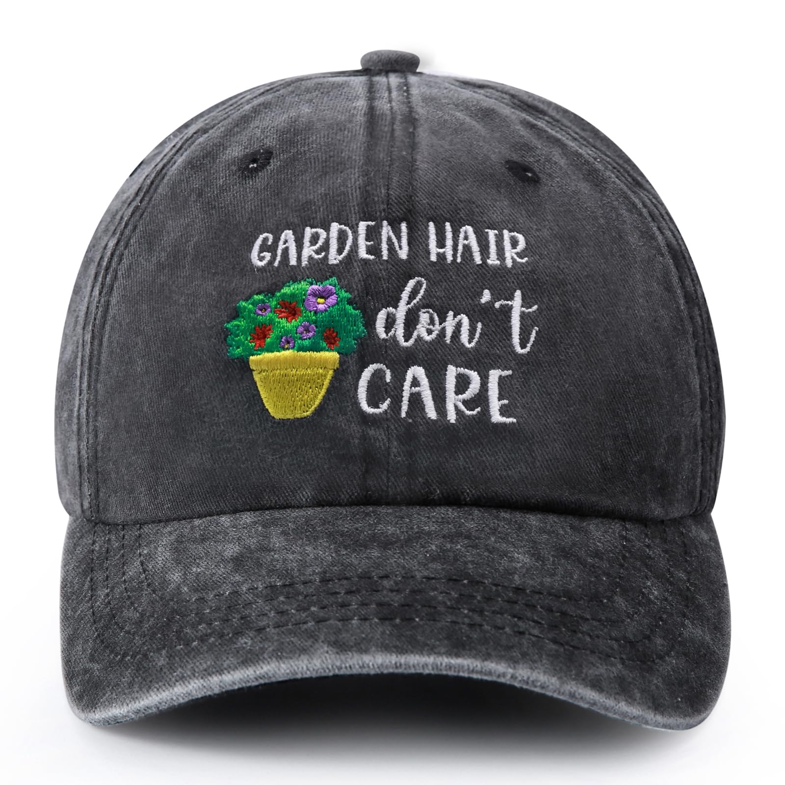 Gardening Gifts for Women, Gardening Hat, Gifts for Gardeners Woman, Gardening Accessories for Mom Aunt Grandma, Cute Gardening Gifts for Gardeners, Unique Gardening Adjustable Baseball Cap Grey