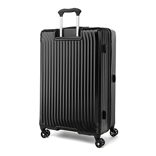 Travelpro Maxlite Air Hardside Expandable Luggage, 8 Spinner Wheels, Lightweight Hard Shell Polycarbonate, Black, Checked-Large 28-Inch