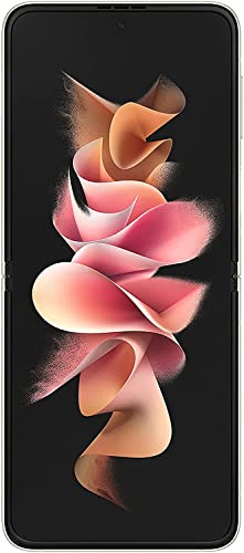 SAMSUNG Galaxy Z Flip 3 5G Cell Phone, Factory Unlocked Android Smartphone, 128GB, Flex Mode, Super Steady Camera, Ultra Compact, US Version, Cream