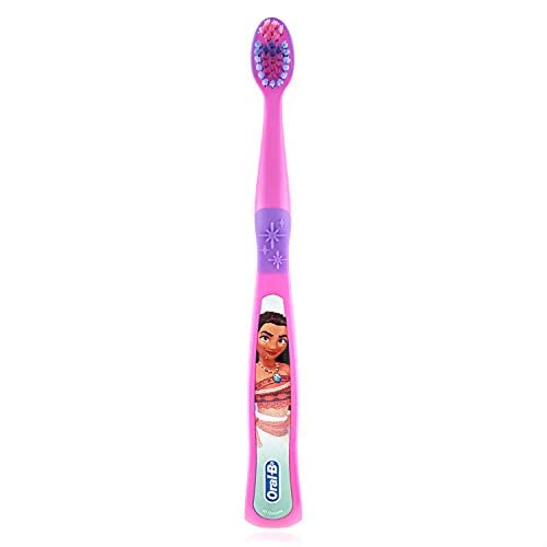 Oral-B Princess Toothbrush for Little Girls, Children 3+, Extra Soft, Moana Characters - 1 Count