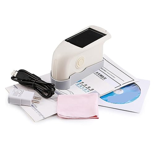KYKYK Colorimeter, High Resolut Glossmeter 20°60°85° Digital Gloss Meter for Automobile Coating Marble Plastic Gloss Tester Portable High-Precise Digital Color Analyzer