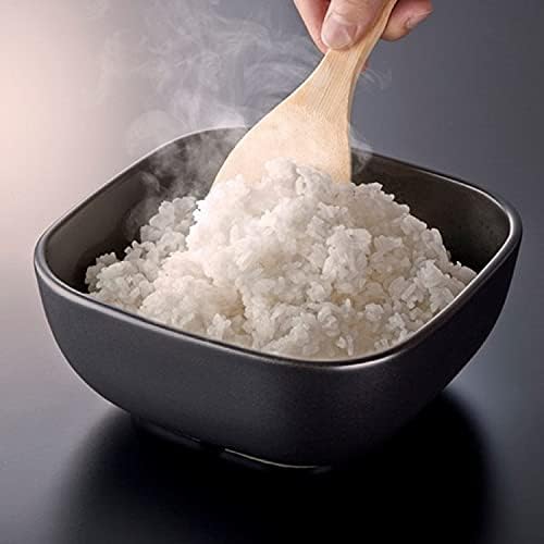 HARIO GO-2B Rice Pot, Microwave Safe, Black, 2 Pieces, Made in Japan