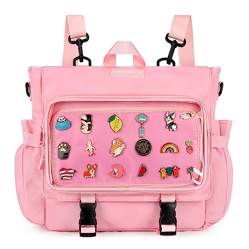 STEAMEDBUN Kawaii Backpack for School,Cute Backpack for Teen Girls,Aesthetic Ita Backpack with Insert