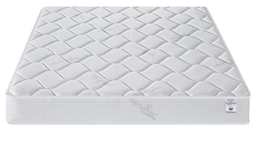 King Size Mattress - 10 Inch Cool Memory Foam & Spring Hybrid Mattress with Breathable Cover - Comfort Tight Top - Rolled in a Box - Oliver & Smith