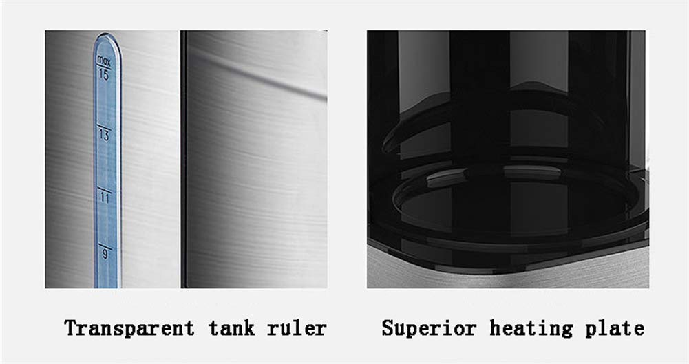NOALED Coffee Maker Stove Top, Coffee Machine Espresso Coffee American Home Coffee Pot Automatic Tea Machine 1.5L Capacity