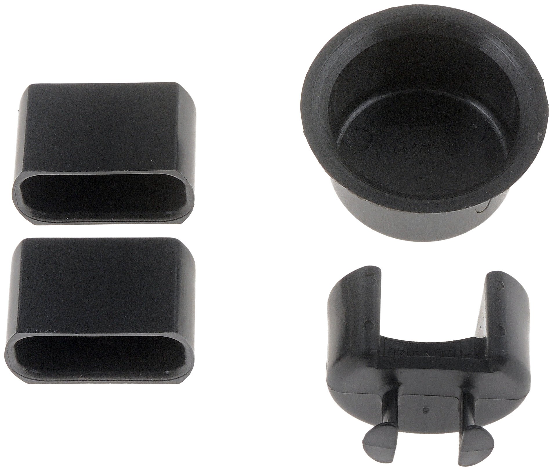 Dorman 38641 Tailgate Hinge Insert Kit - Left And Right - Bed And Gate Side Compatible with Select Dodge / Ford / Lincoln Models, Black