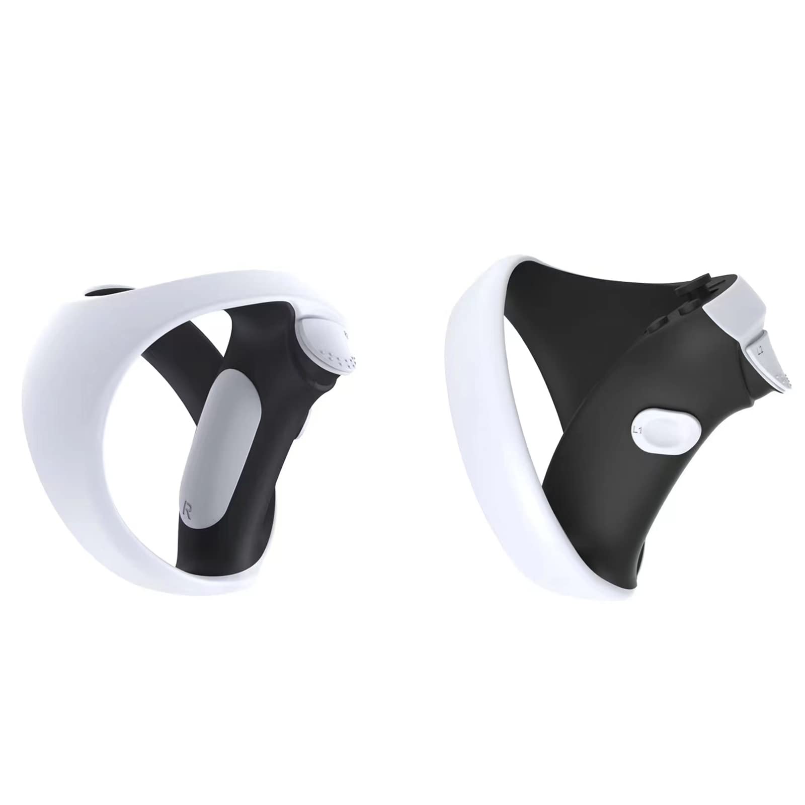 FASTSNAIL Silicone Controller Pad for PS VR2,4 in 1 Accessories Kit for PS VR2 Controller with Anti-Slip Handle Cover Grip Protection