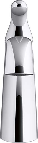KOHLER K-45800-4-CP Alteo Handle Single Hole or Centerset Bathroom Faucet with Metal Drain, One Size, Polished Chrome