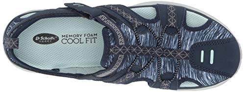 Dr. Scholl's Shoes Women's Andrews Fisherman Sandal, Navy Nubuck/Fabric, 8.5 M US