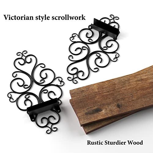 MEBRUDY Small Floating Shelves Set of 4