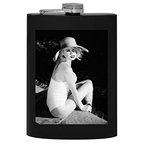 FC Carino B35Y22D63W0403460M07T32C02S27-8oz Black Hip Alcohol Drinking Flask PDI #PIDP403460