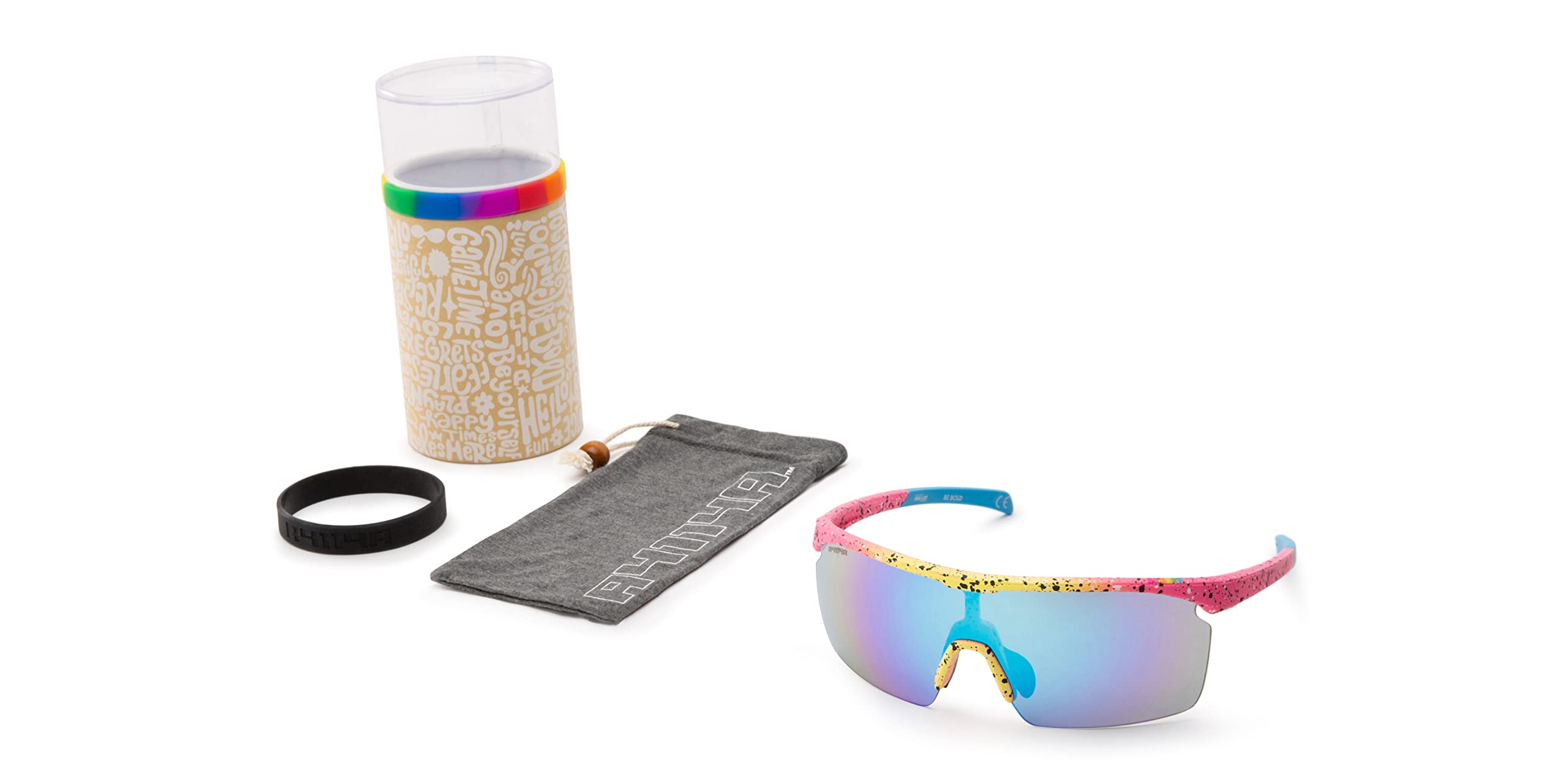 Foster Grant Unisex Adult Luv Be Bold Sunglasses, Multicolored, 55mm US
