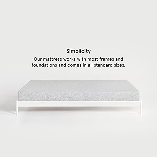 Nod by Tuft & Needle Medium Firm 8" Cal King Size Adaptive Foam Mattress in a Box, Breathable, Pressure Relief, Supportive, 100 Night Trial, Fiberglass Free, CertiPUR-US, 10-Year Limited Warranty