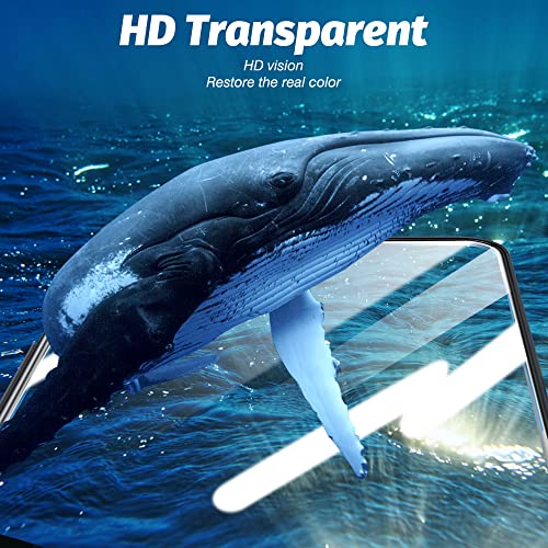 Orzero (4 Pack) Compatible for T-Mobile Revvl 6 Pro 5G Tempered Glass Screen Protector, 2.5D Arc Edges 9H HD Bubble-Free (Lifetime Replacement)