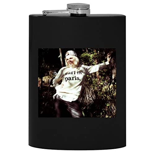 FC Carino B35Y22D63W0403489M07T32C02S27-8oz Black Hip Alcohol Drinking Flask PDI #PIDP403489