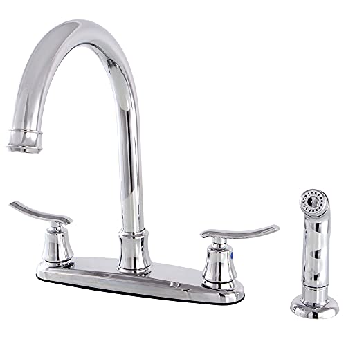 Kingston Brass FB7791JLSP Jamestown 8-inch Centerset Kitchen Faucet, Chrome