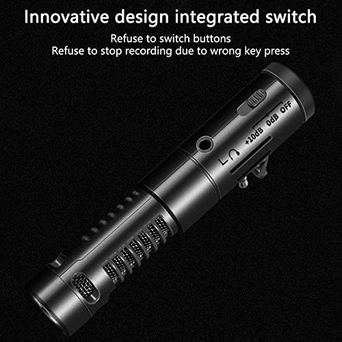 FZZDP Camera Microphone Kit for Camcorder Livestream Recording for Outdoor Photography Live Interview Mic