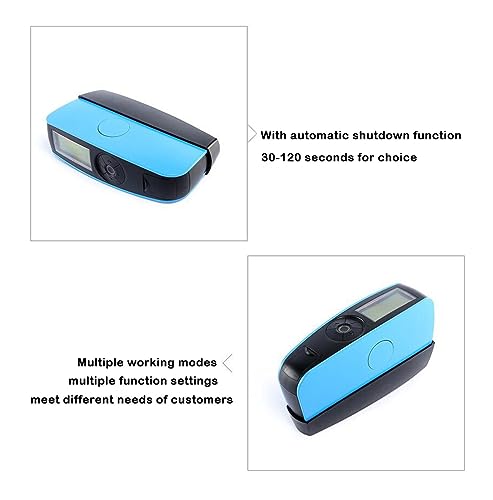 KYKYK Colorimeter, 60 Degree Economic Gloss Meter Paints Ink Ceramic Marble Tester Surface Gloss Measurement Meter Measurement Glossmeter Portable High-Precise Digital Color Analyzer