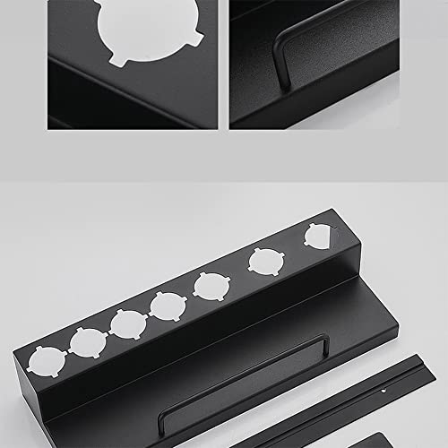 UASIO Storage Holder for Dyson Airwrap Curling Iron Accessories 8-Head Shaper Support Wall Mounted Rack Bracket Stand with Adhesive for Home Bathroom