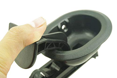 Pmsanzay Universal Oval Black Plastic Sofa Chair Suite Recliner Release Pull Handle Settee Couch Cable Part Adjuster/Durable Release Lever Handle Hard for Most Brands（Pack of 2）