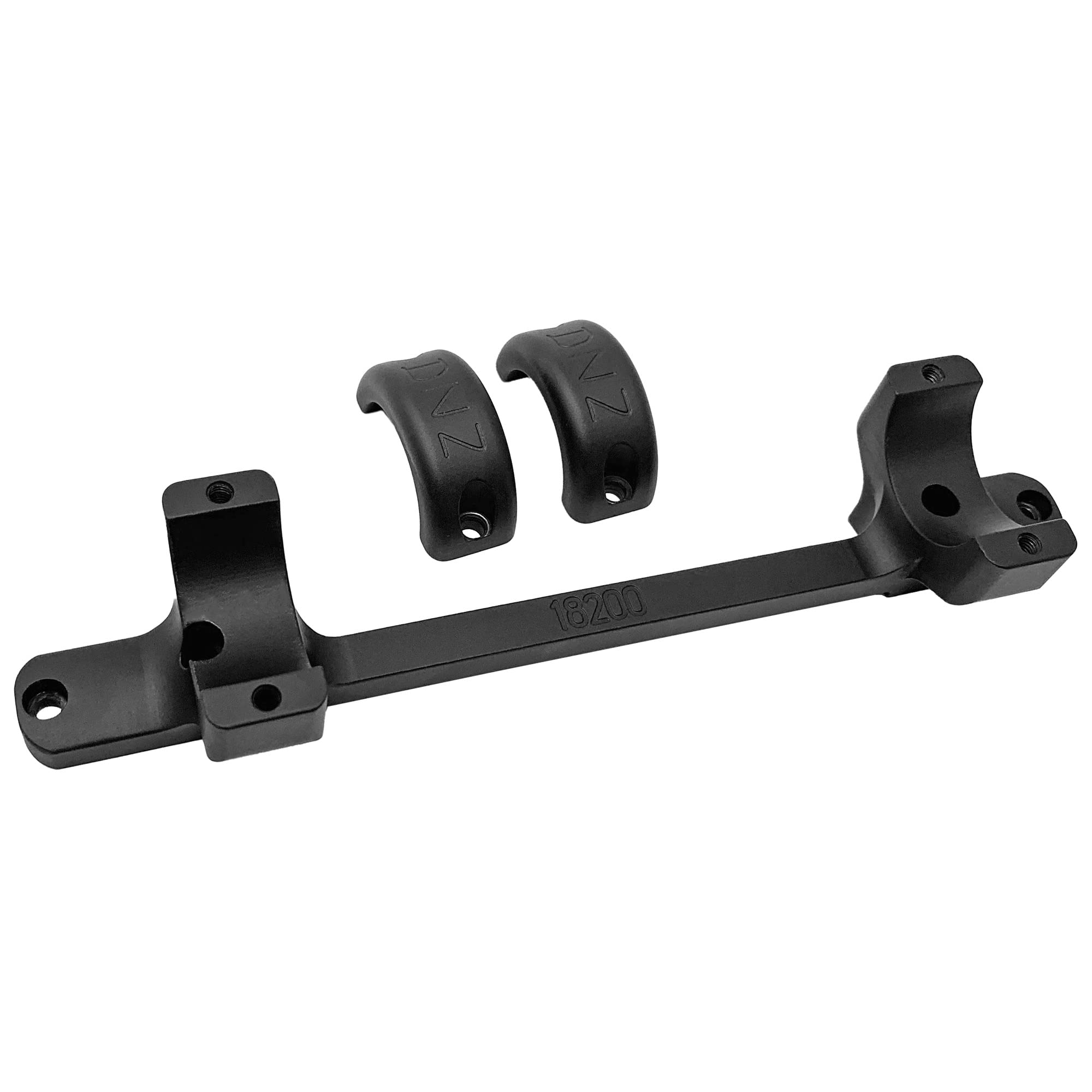 DNZ Products L18200: Savage-All Round Receiver-Long Action-Med. Mount-Black-with 8-40 Screw Holes