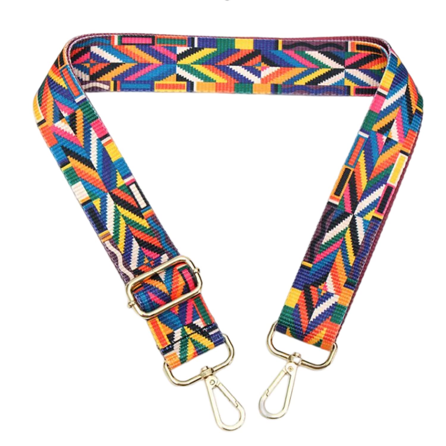 Generic Purse Straps Replacement Crossbody Wide Adjustable Guitar Purse Strap Multicolor Handbags Shoulder Strap, 15cm*6cm*3cm