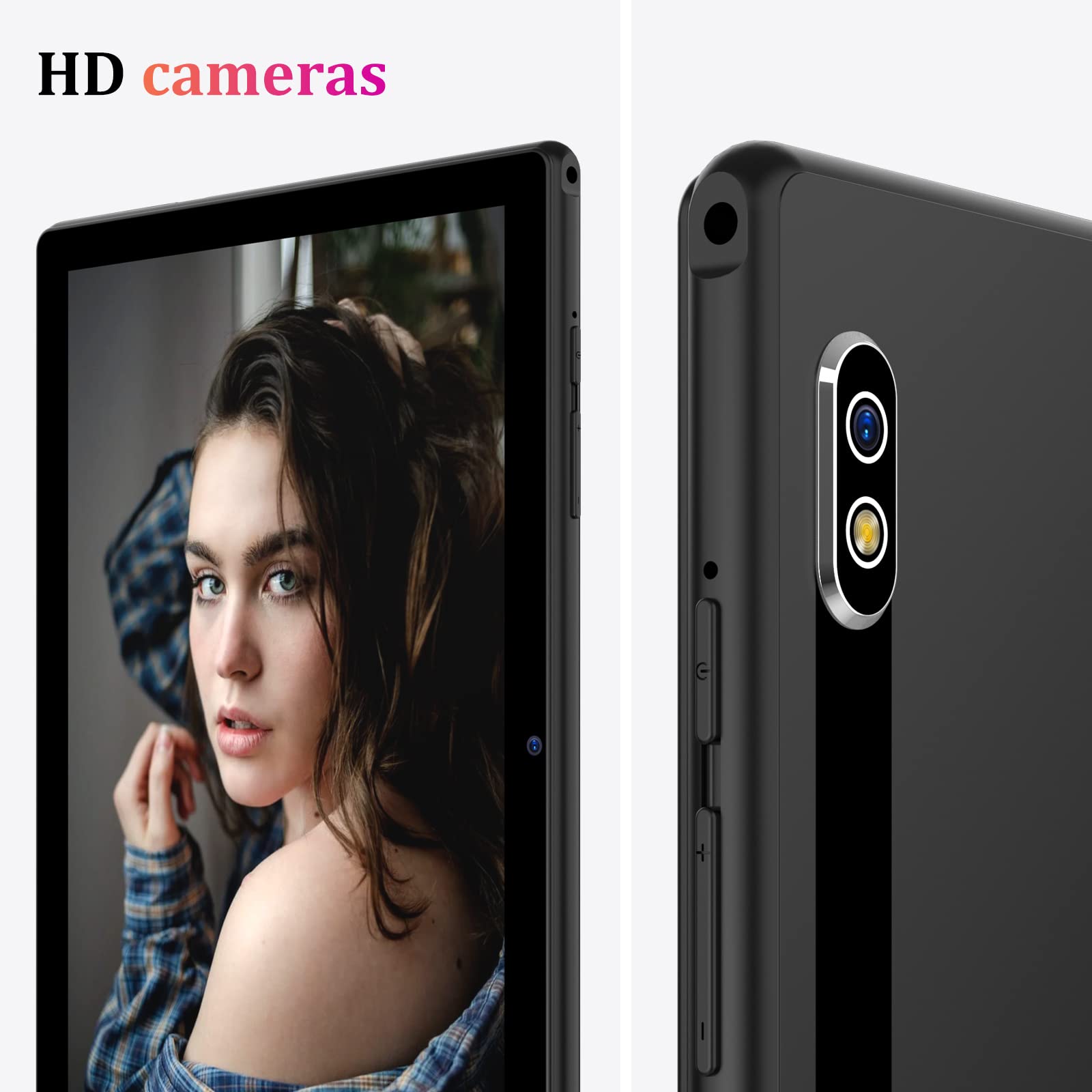 Hoozo Tablet 10 Inch, 7Inch, Android Tablet with 32GB Long Battery Life Quad Core HD Touchscreen Tablets WiFi Bluetooth - 3PCS