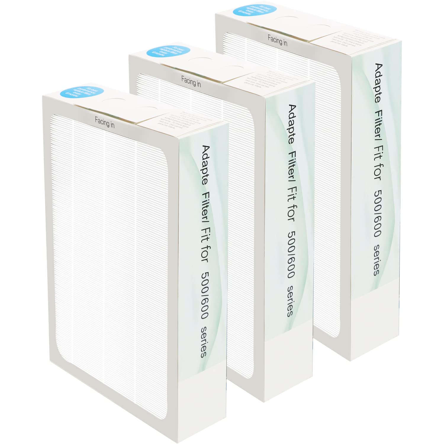 Filter Replacement for Blueair 500/600 Air Purifier Series SmokeStop Filter, Fits 680i, 501, 503, 505, 510, 550E, 555EB, 601, 605, 650E