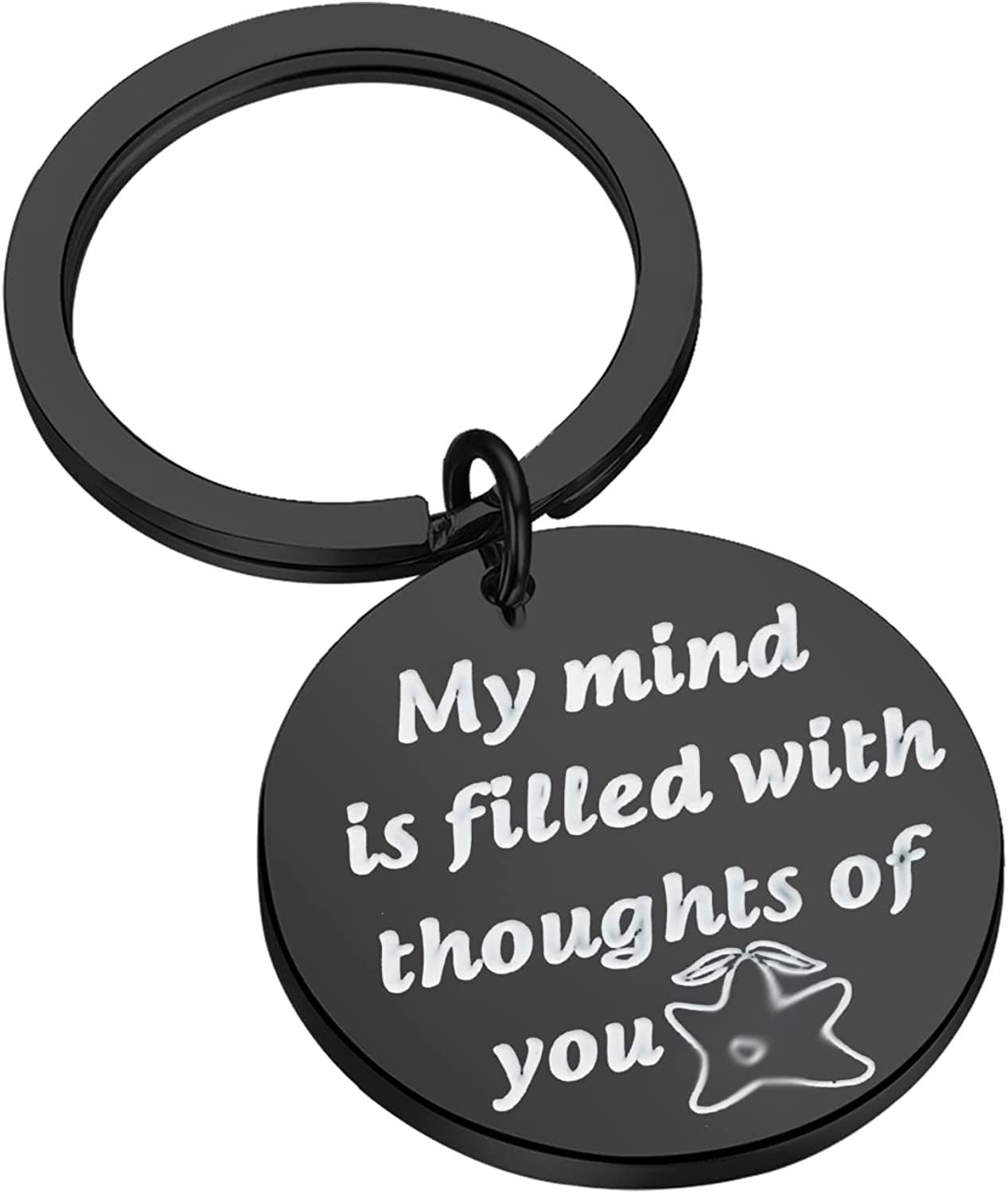 FAADBUK Video Game Gift My Mind is Filled with Thoughts of You Gift for Gamer Boyfriend Girlfriend (Mind is Filled Black)
