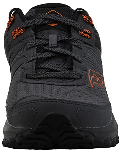 Saucony Men's Excursion TR14 Running Shoe, Black/Orange, 11 W