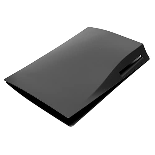 Gedourain Panel , Impact Resistant Scratch Resistant Sturdy Replacement Panel Easy to Remove for Gaming Consoles(Black)